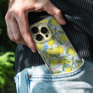 Lemon Italy Phone Case - Citrus Summer Pattern Art Cover Fit for iPhone ...