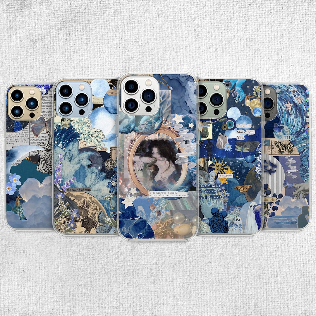 Sky Blue Aesthetic Phone Case - Ocean Sea Cover for Iphone, Samsung and ...