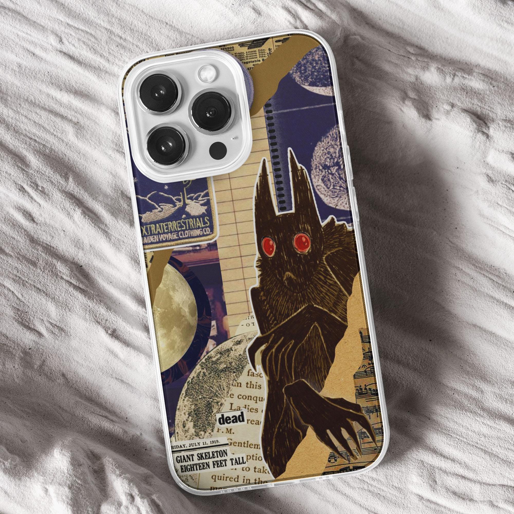 Cryptid Phone Case - Mothman Bigfoot Sasquatch Alien Artwork for iPhone ...