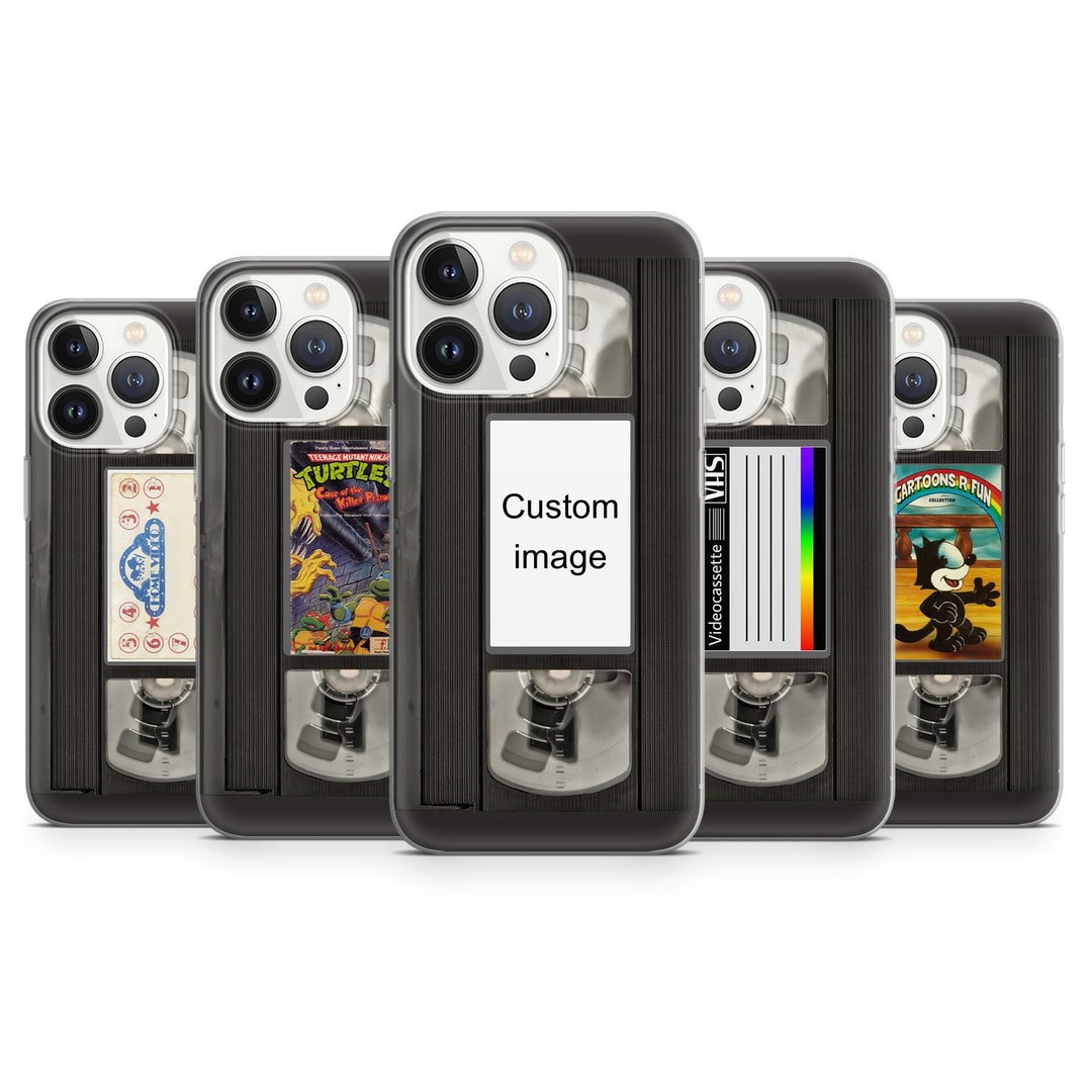Custom VHS Phone Case - Personalized Tape Photo Gift Art Cover for ...