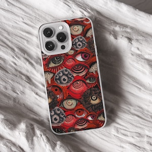 Creepy Eyes Phone Case - Horror Grunge Art Cover for Iphone, Samsung ...