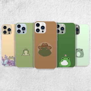 Frog Phone Case - Cute Funny Toad Art Fit for iPhone 16 Pro Max 15 14 ...