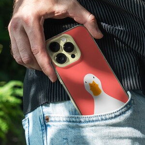 Funny Duck Phone Case - Silly Goose Cute Art Cover Fit for Iphone ...