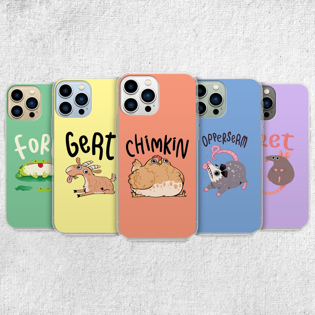 Funny Animal Phone Case - Frog Rat Opossum Goat Cover Fit for Iphone ...