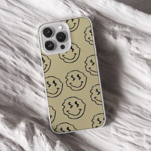 Retro Smiley Phone Case - Groovy Faces 80s Art Fit for iPhone 16 Pro ...