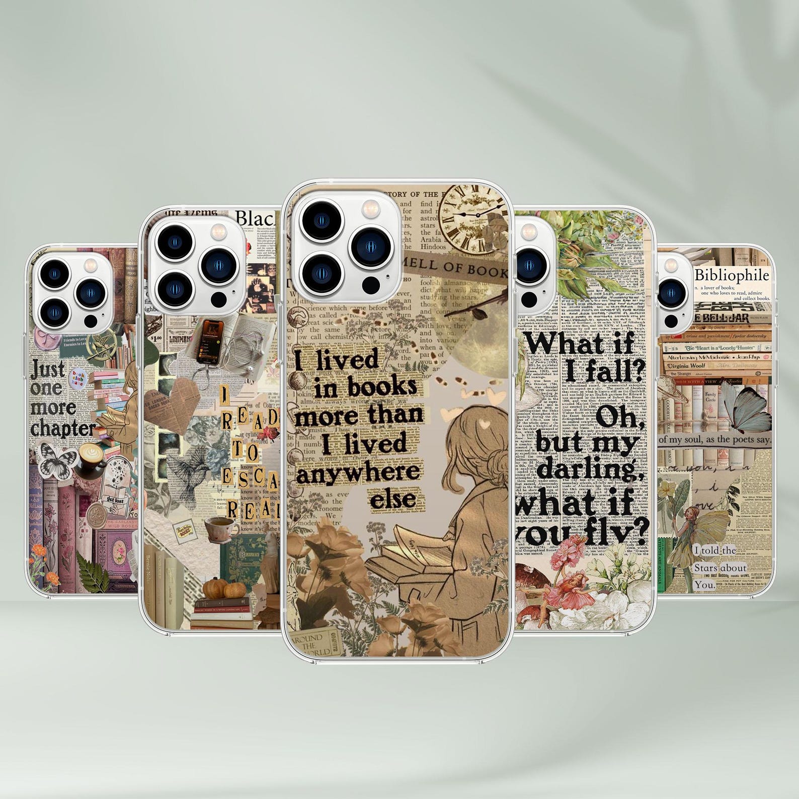 Book Reader Phone Case - Bookscrap Booktok Gift Cover for Iphone ...