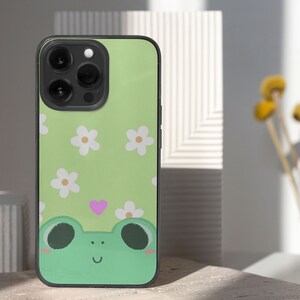 Frog Phone Case - Cute Funny Toad Art Fit for Iphone, Samsung and ...