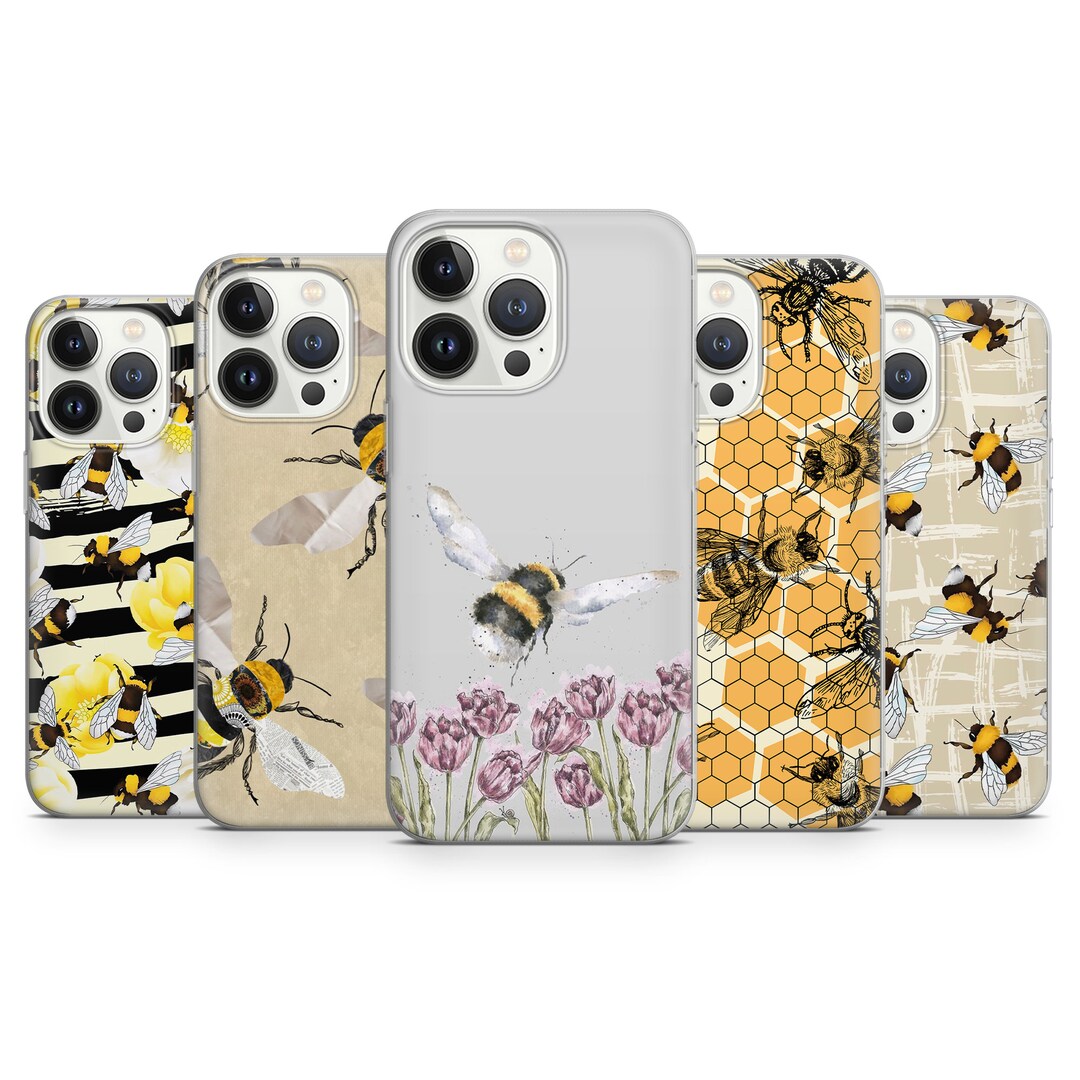 Bumble Bee Phone Case Honeycomb Aesthetic Art Fit for Iphone - Etsy UK