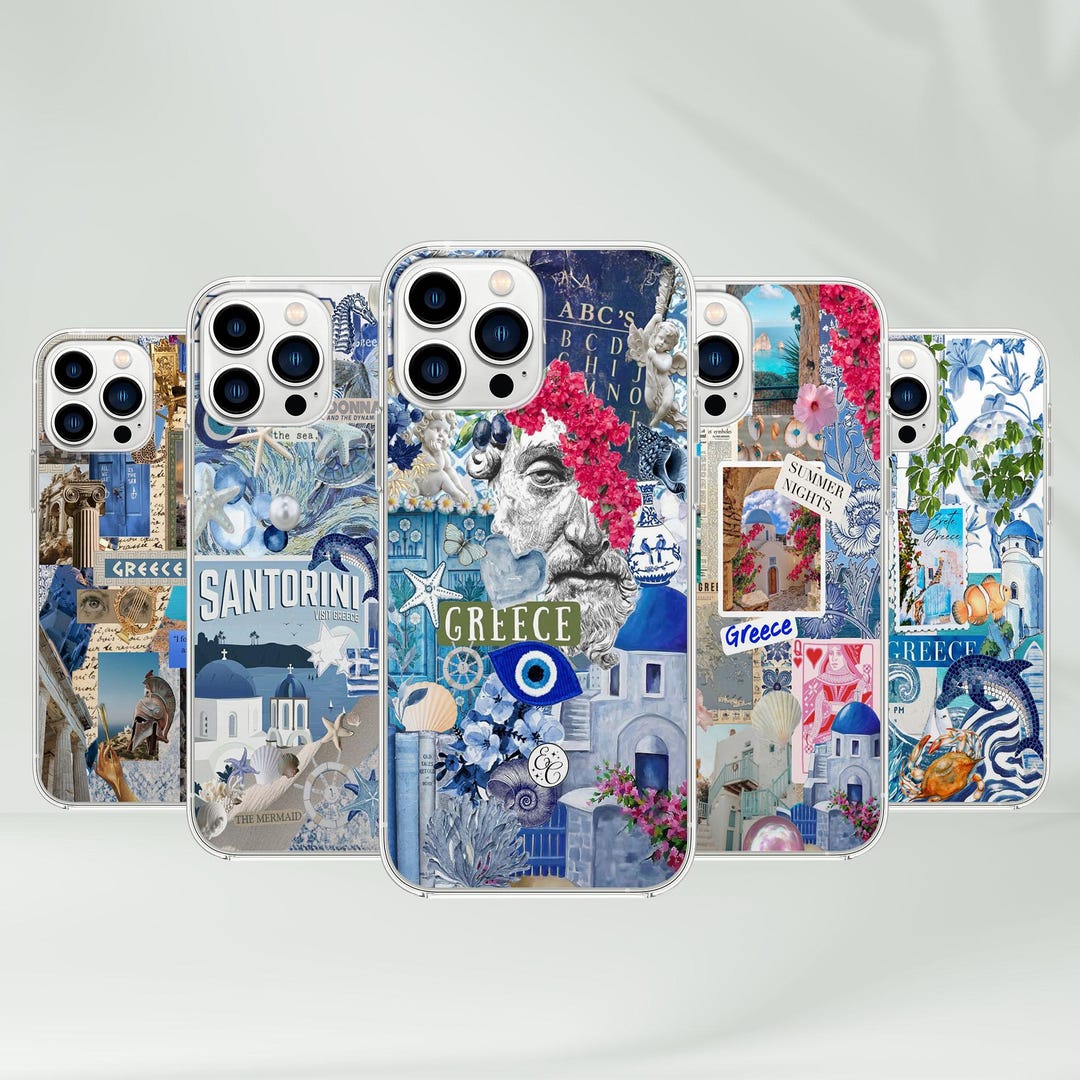 Greece Summer Phone Case - Corfu Coast Vacation Travel Case for iPhone ...