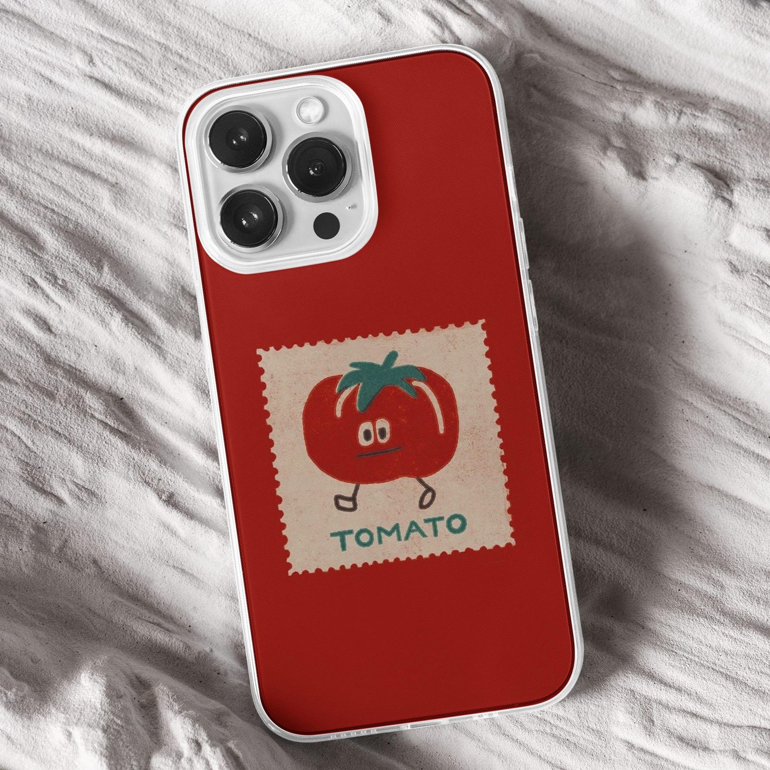 Red Tomato Phone Case - Aesthetic Vegetable Garden Art Cover for iPhone ...