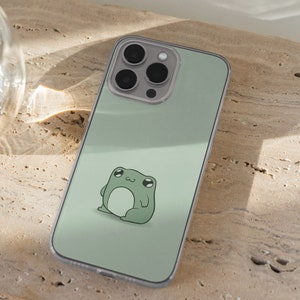 Frog Phone Case - Cute Funny Toad Art Fit for iPhone 16 Pro Max 15 14 ...