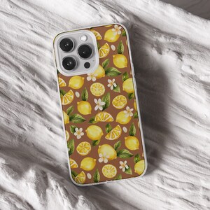 Lemon Italy Phone Case - Citrus Summer Pattern Art Cover Fit for iPhone ...