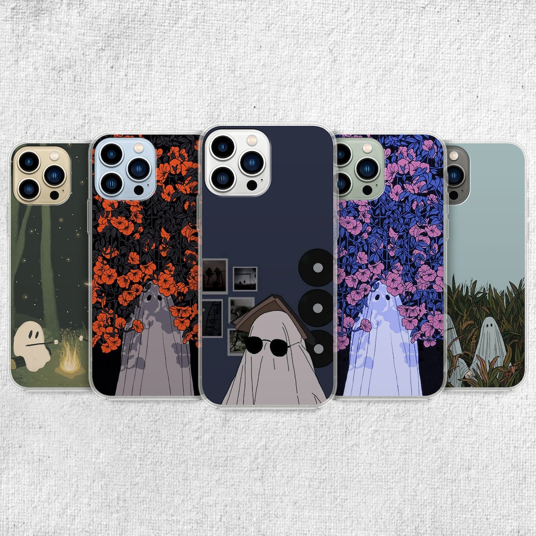 Ghost Phone Case - Aesthetic Spooky Lonely Flower Art Fit for Iphone ...