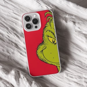 Funny Grinch Christmas Phone Case - Xmas Winter Art Cover for Iphone ...