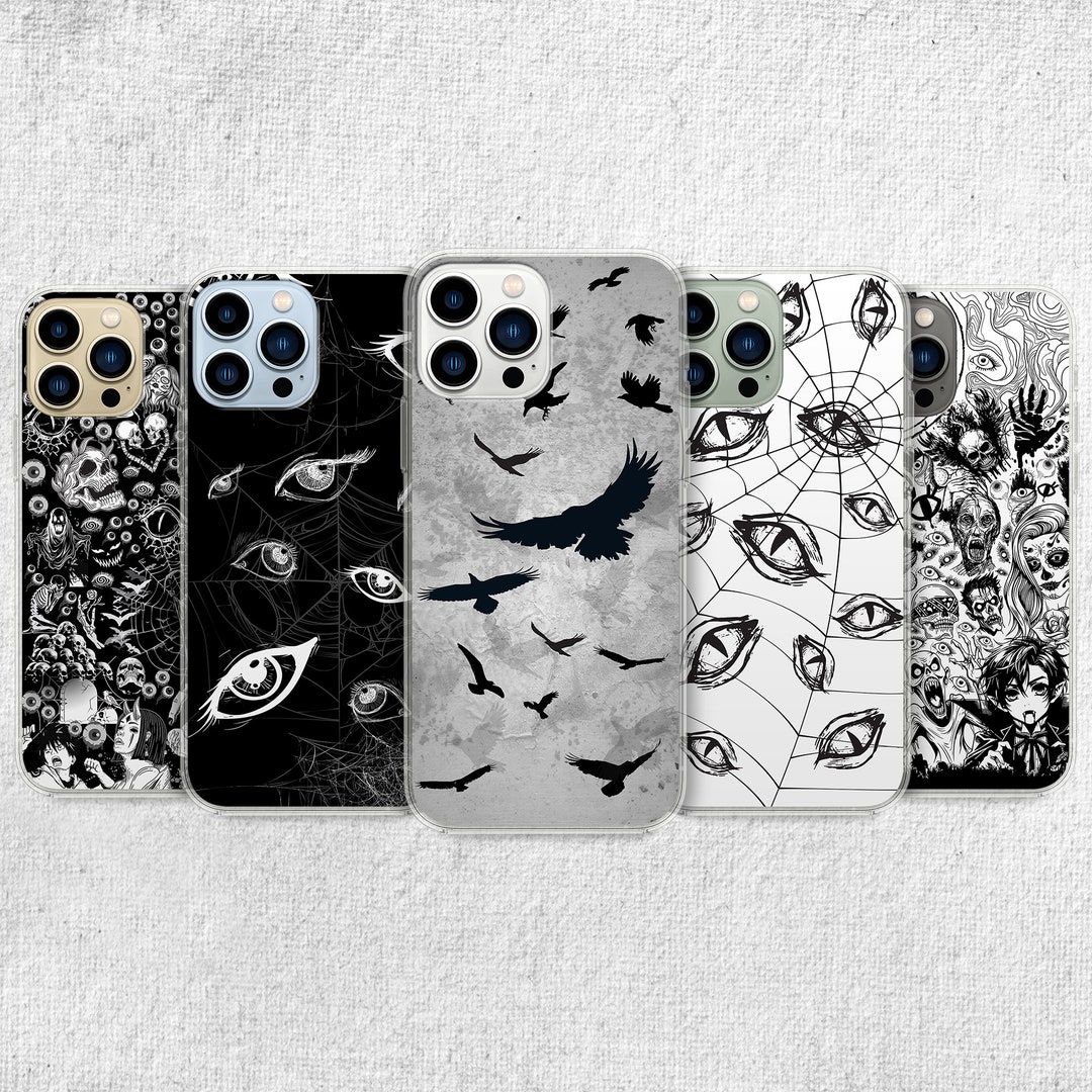 Weird Gore Phone Case - Dark Raven Eyeball, Horror Macabre Gift for ...