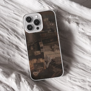 Dark Academia Phone Case - Gothic Book Cover for iPhone 16 Pro Max 15 ...