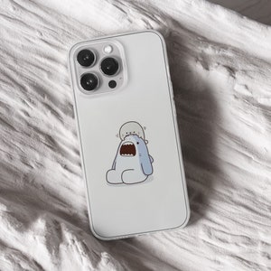 Cute Shark Phone Case - Fish Seal Aesthetic Funny Art Cover Fit for ...