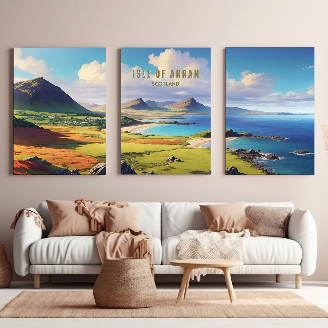 Isle of Arran Travel Print Wall Art Isle of Arran Wall Home Décor Isle ...