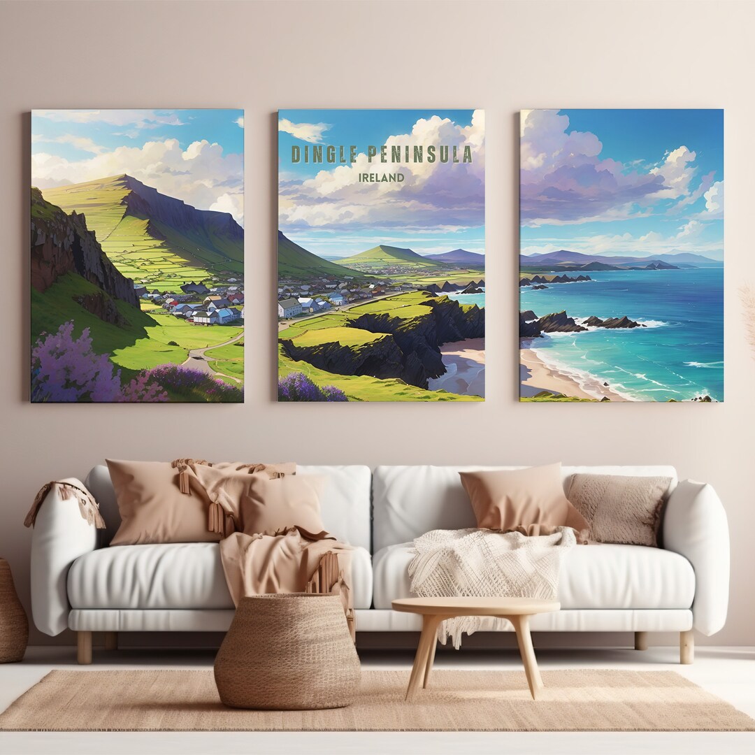 Dingle Peninsula Print Dingle Peninsula Home Decor Landscape Art Print ...