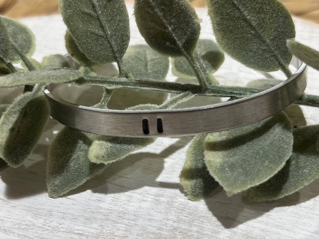 Pause, Inspirational, Anxiety, Depression, Hand Stamped, Let Them ...