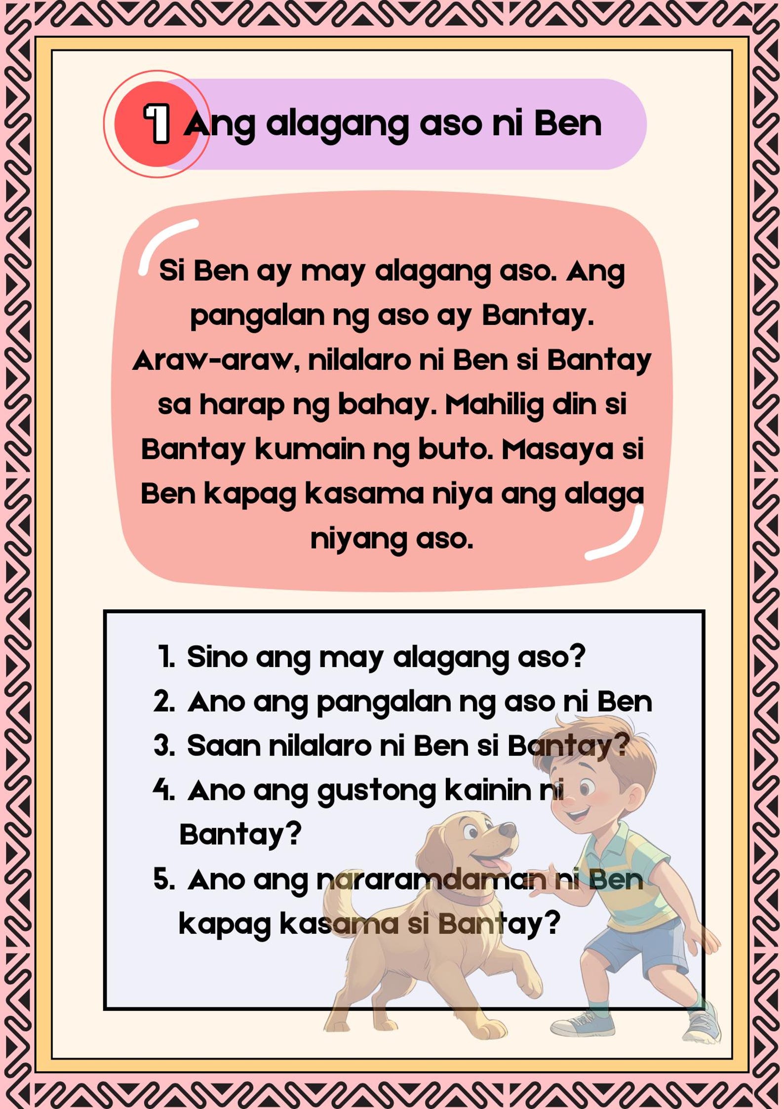 Tagalog Reading Comprehension Stories for Grade 1 With FREEBIES - Etsy