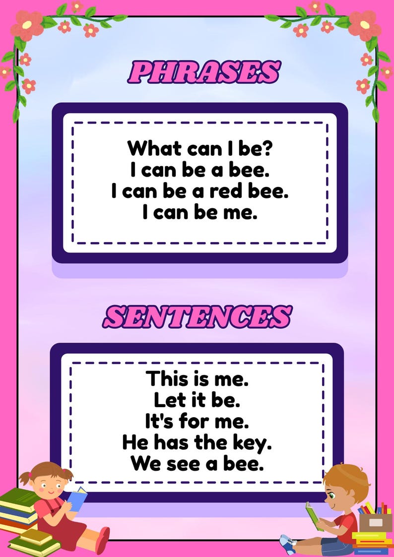 Fuller Approach Reading Material, CVC, Phrases With FREEBIES - Etsy