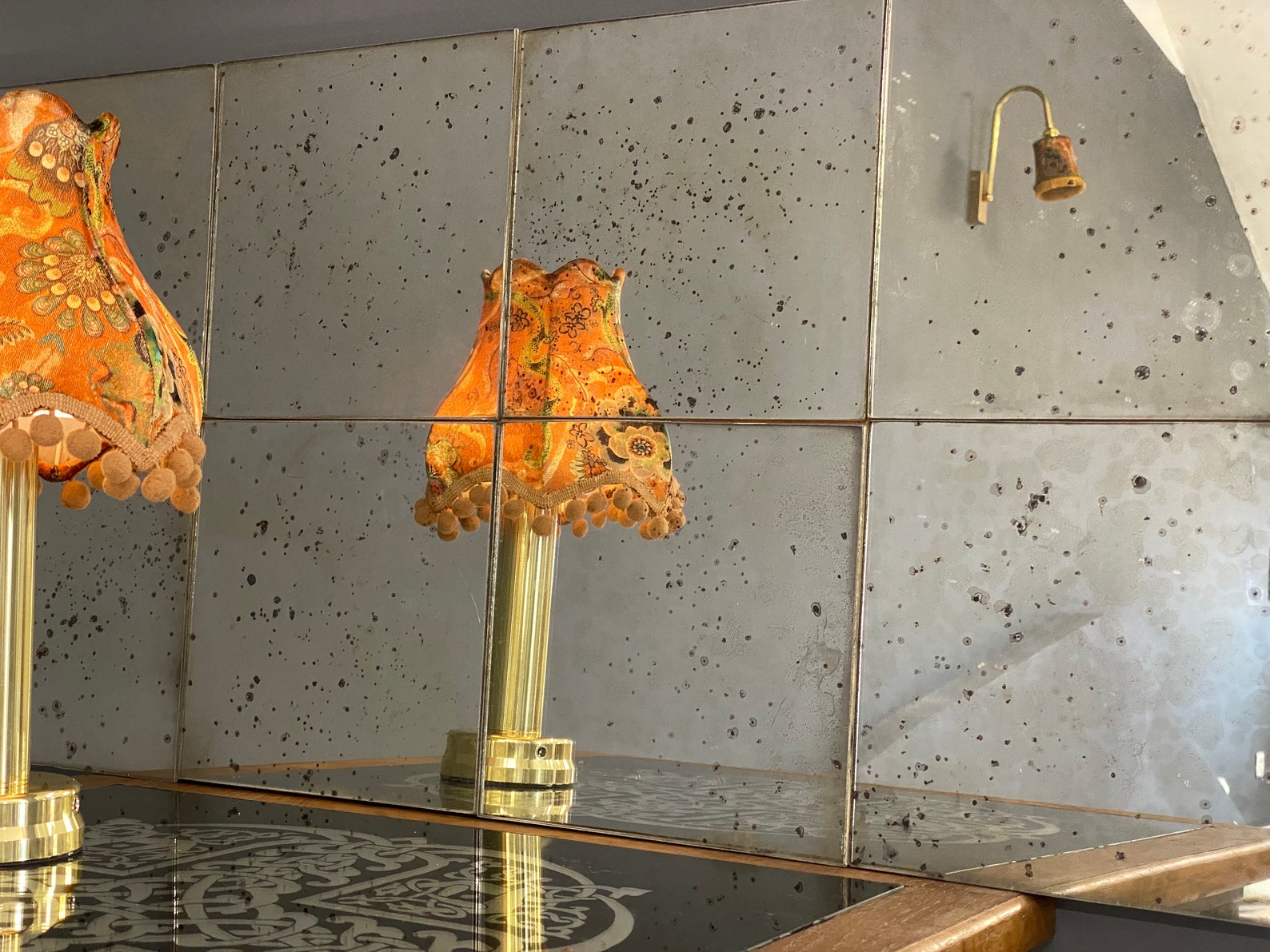 Antique Mirror, Antique Mirror Tiles, Antique Mirror Panel - Etsy