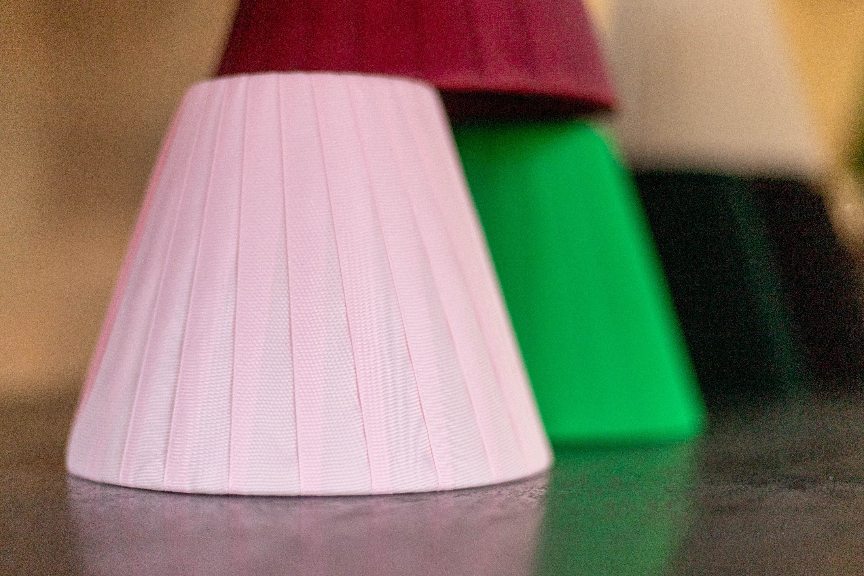 Pleated Pink Lampshade E14, E27, E26, Clip, Lamp Shade for Table Lamp ...