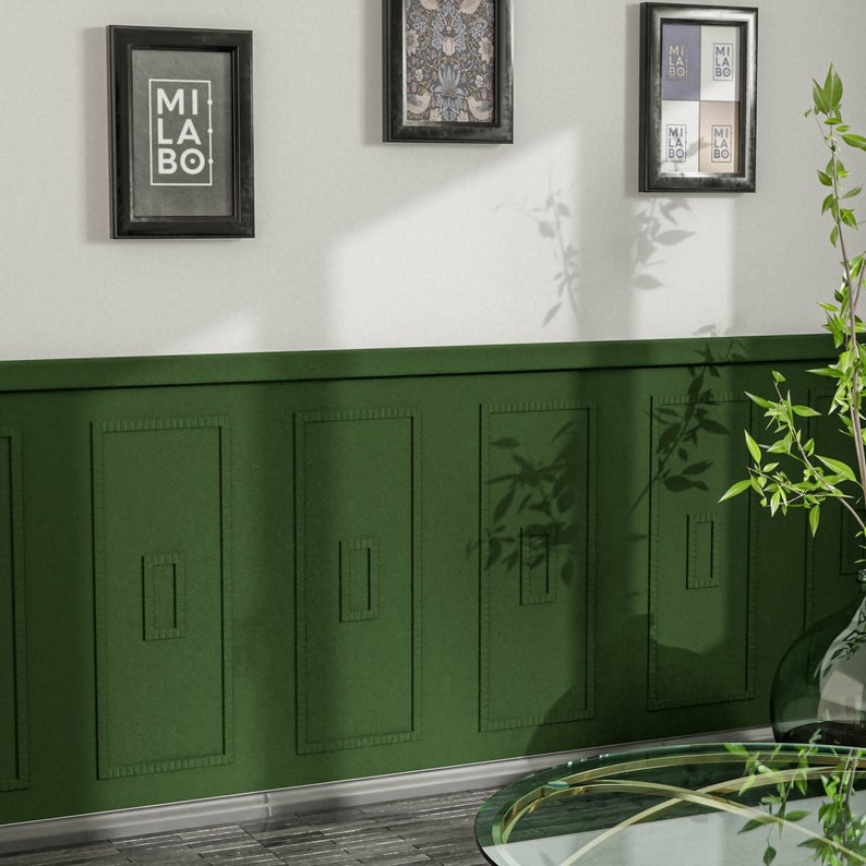 Emerald Green Velvet Wall Panel, Bed Headboard Velvet, Wall Covering ...