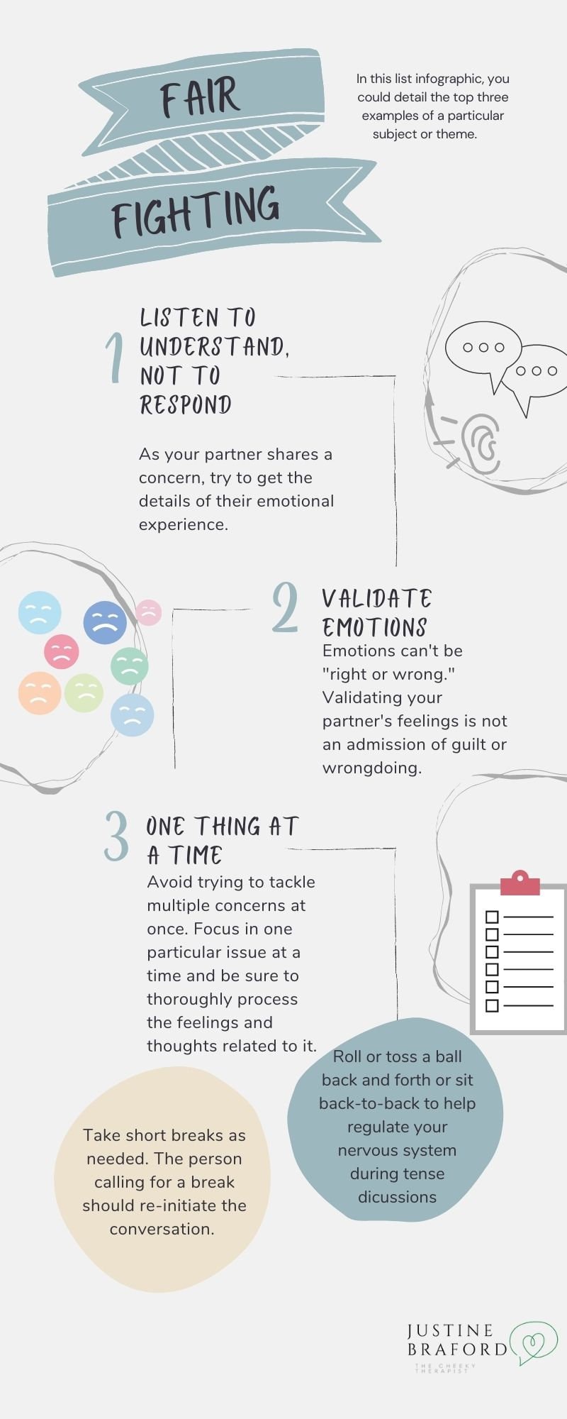 Printable Fair Fighting Guidelines (instant Digital Download for Self ...