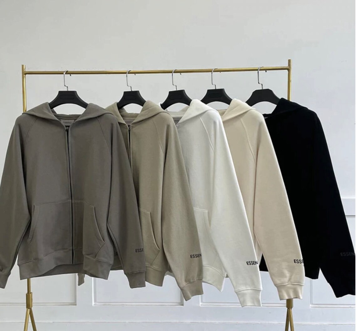 High Quality Custom Made Essential Hoodie Sweatshirts Jackets - Etsy