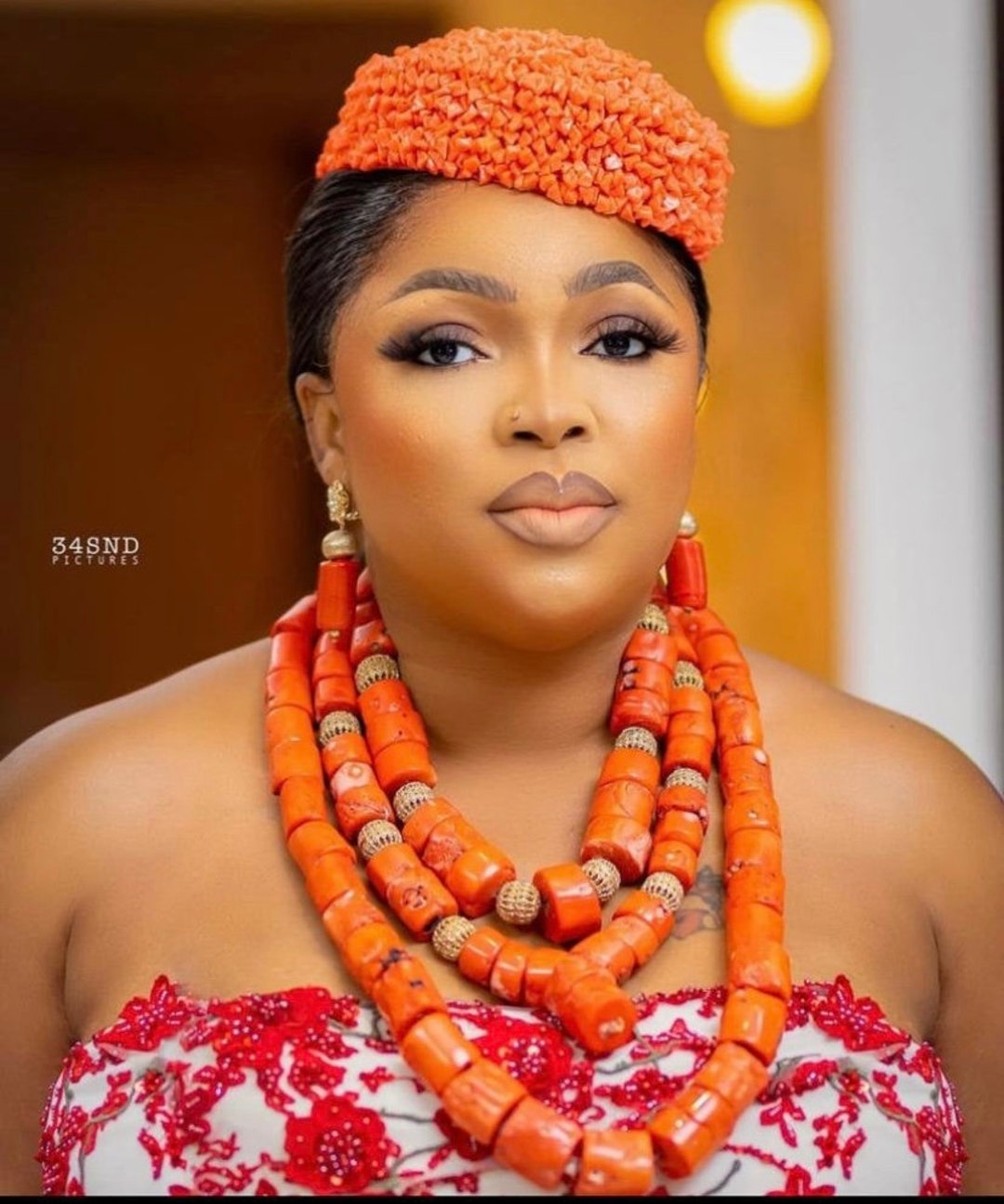 African Coral Beads,coral Pendants,earrings Headcrown Beads,wedding ...