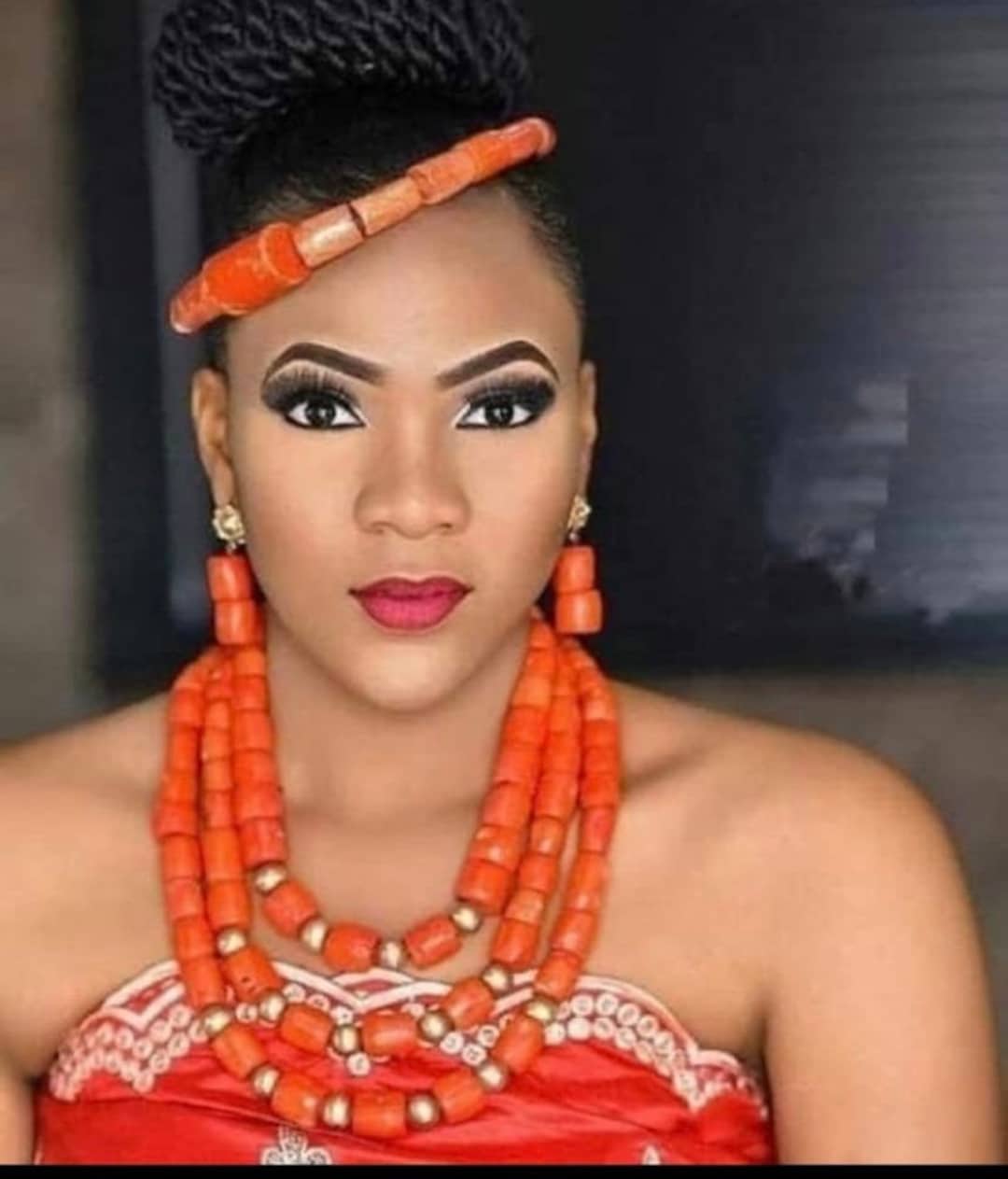 African Coral Bead,yoruba Ileke Set,women Fashion,wedding Accessories ...