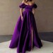 Purple Ball Gown,full Prom Dress,african Maxi Outfit,dinner Gown ...