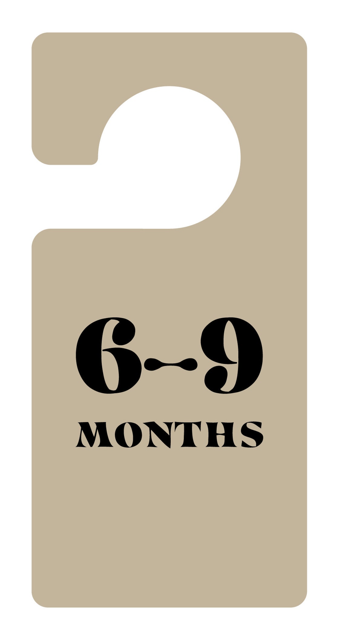 Printable Neutral Baby Clothes Size Divider Tags for Closet - Etsy