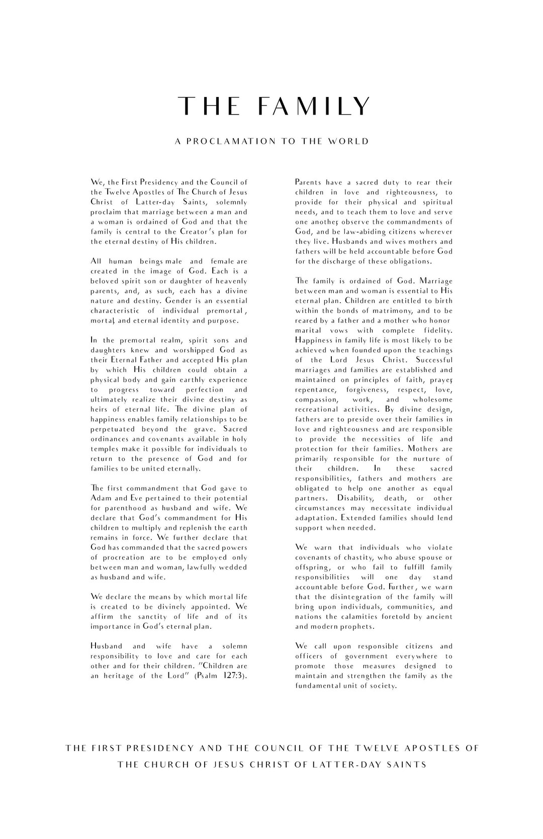 The Family Poster - Etsy