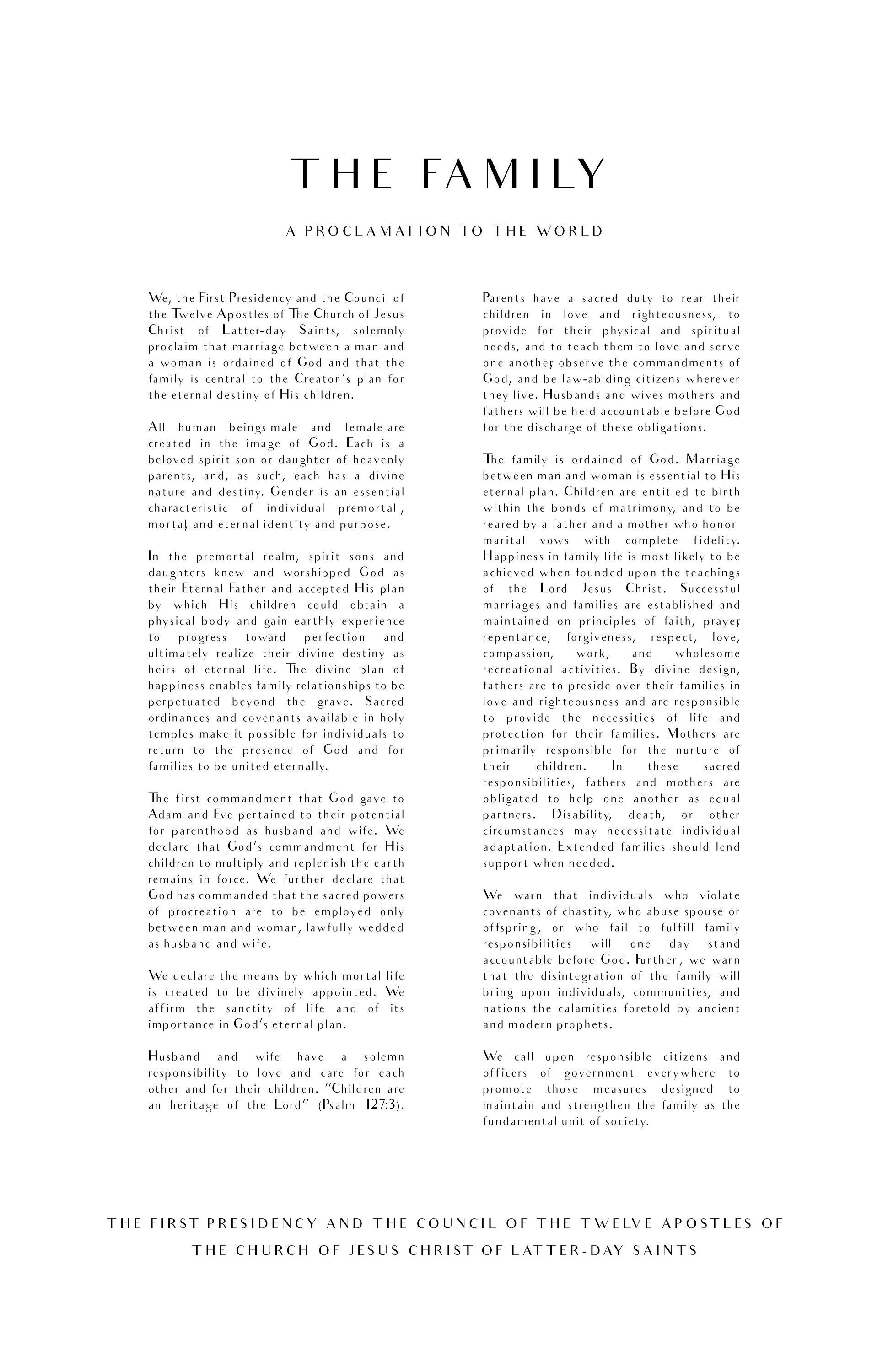 The Family Poster - Etsy