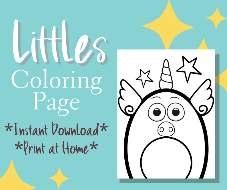 Little Space Squishmallow Coloring Page PDF Littlespace - Etsy