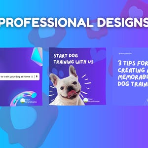 Dog Training Templates | Social Media Posts for Trainers | Instagram ...