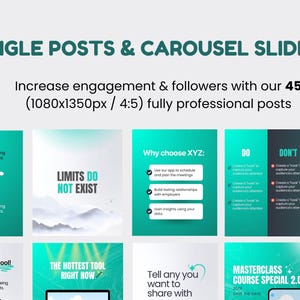 Personal Branding Business Carousel Templates, Productivity Coach, VA ...