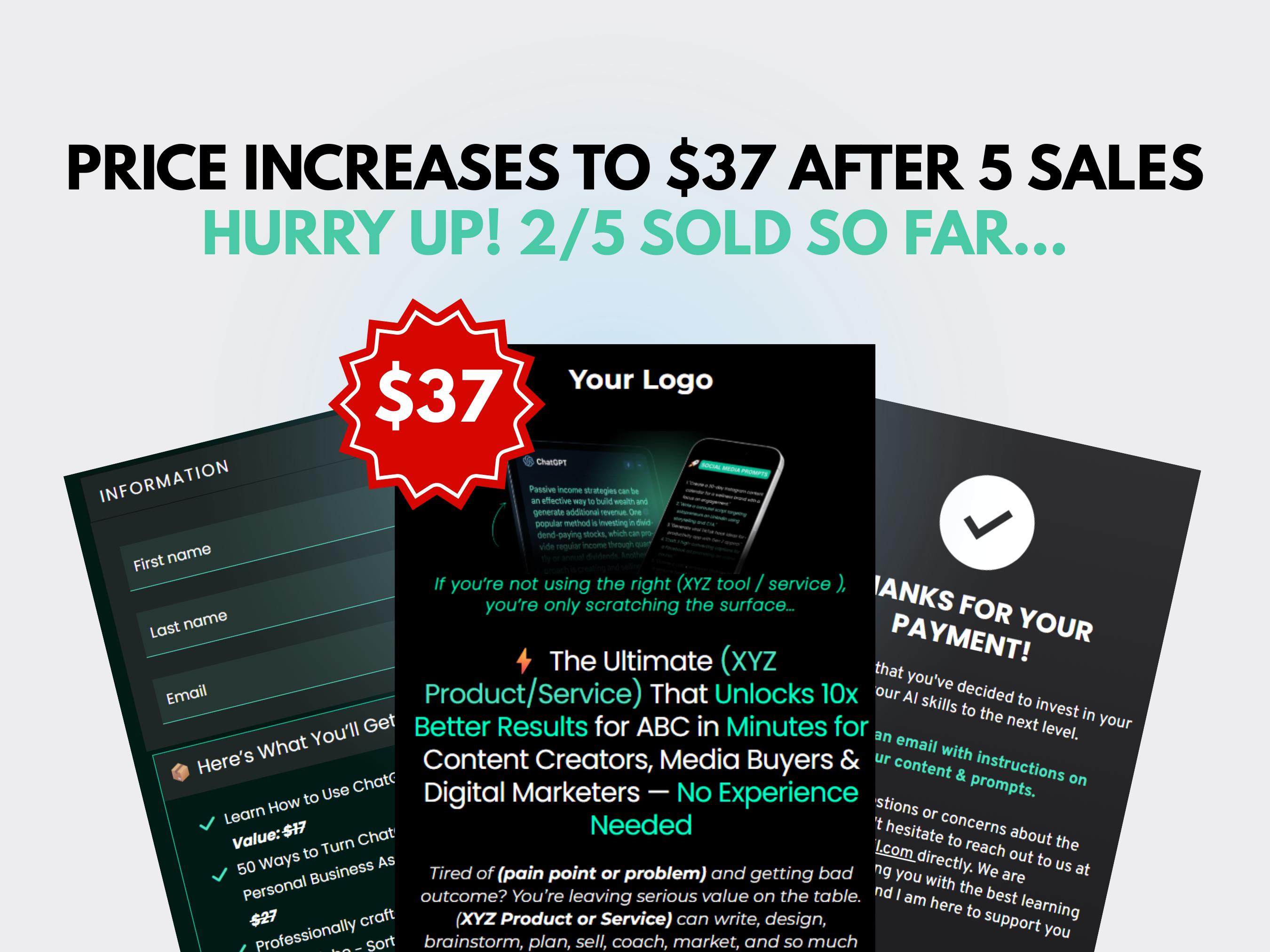 Online Course Digital Product Sales Page Customizable Systeme.io ...