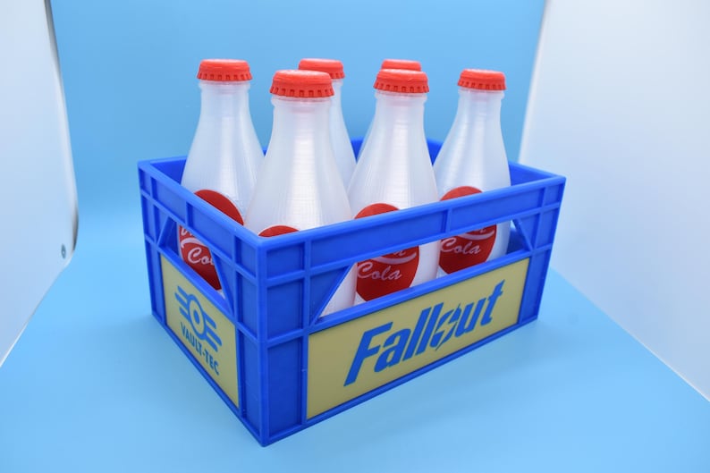 6 Pack Bottle Beverage Holder! Fallout Crates! Custom! - Etsy