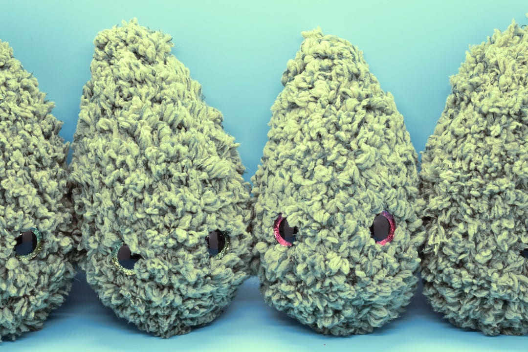 8 Inch Tall Crochet Nugs | My Nug Buddies 420 Babies - Etsy
