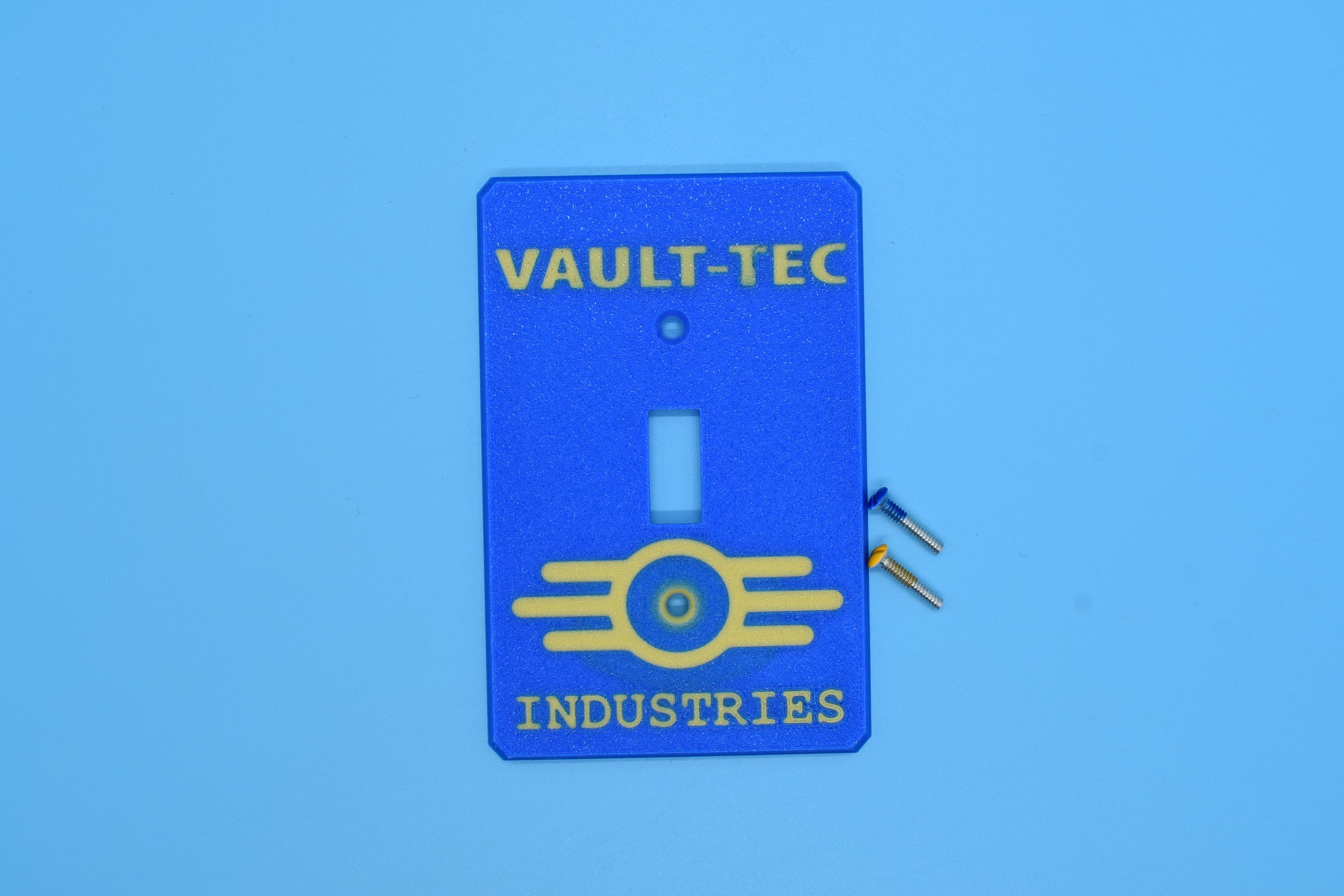 Fall Out Plug Outlet and Light Switch Covers With Screws! VAULT-TEC - Etsy