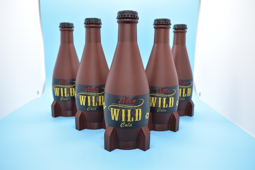 Nuka WILD Cola Bottle Beverage From Fallout 3D Printed Hollow Inside - Etsy