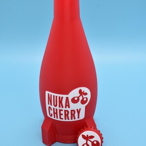 Nuka-cherry Cola Bottle Beverage From Fallout 3D Printed Hollow Inside ...
