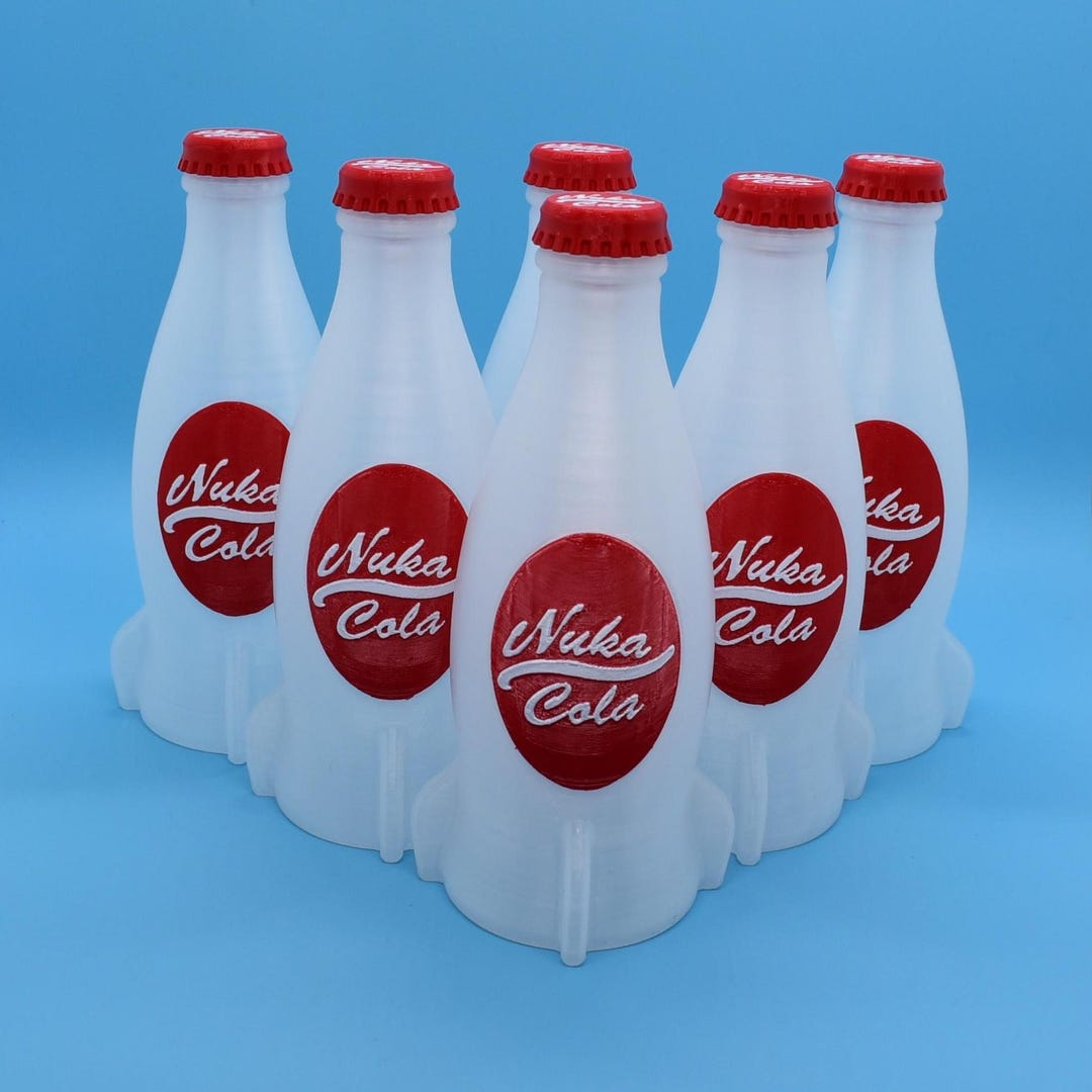 Nuka-cola Clear Bottle Beverage Fallout (3D - Printed ~ Hollow Inside ...