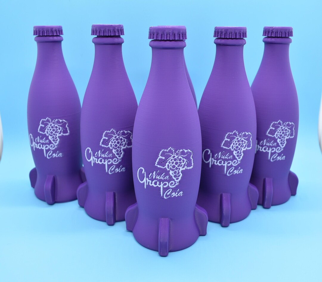 Nuka Grape Cola Bottle Fallout (3D - Printed ~ Hollow Inside!) - Etsy