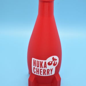 Nuka-cherry Cola Bottle Beverage From Fallout 3D Printed Hollow Inside ...