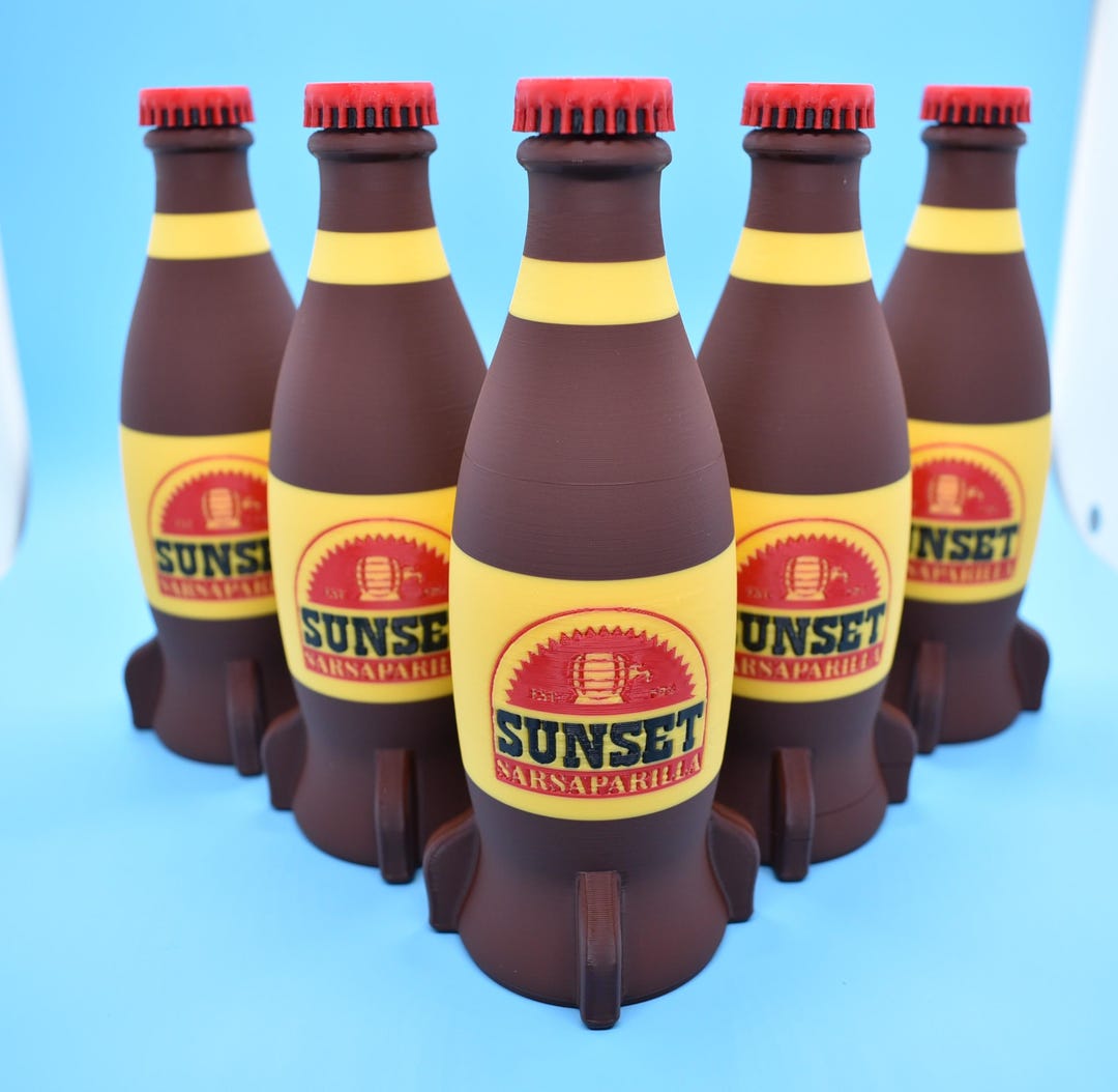Nuka- Sunset Cola Bottle Fallout (3D - Printed ~ Hollow Inside!) - Etsy